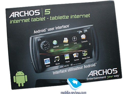 Mobile-review.com Обзор интернет-планшета Archos 5 Internet Tablet